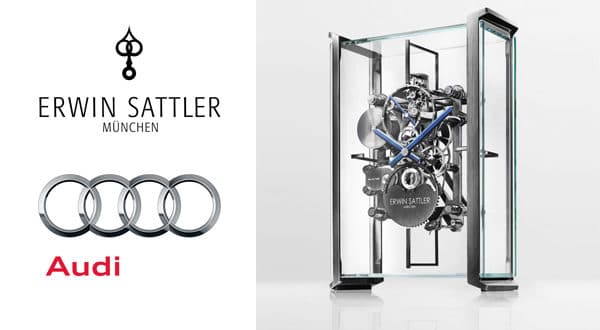 Une horloge Audi par Erwin Sattler : transparence et design